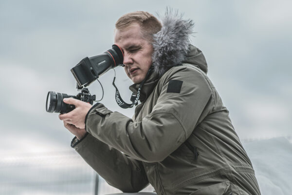 Optical viewfinder LCDVF BM5 for BMPCC 4K 6K. SMALL HD monitor optical ...